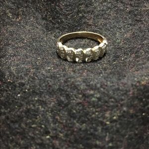 Victoria Townsend | Jewelry | Rose Cut Diamond Accent Ring With 8 K ...